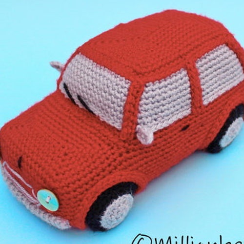 Amigurumi Classic Mini Cooper Inspired Car CROCHET PATTERN PDF | Etsy