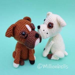 Boxer PDF CROCHET PATTERN Puppy Dog Amigurumi Toy Cute Animal - Etsy