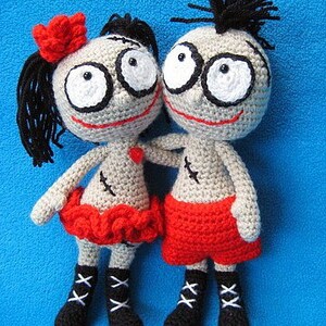 Haakpatroon Voodoo Poppen Jongen Meisje Pop Knuffel Meneer | Etsy