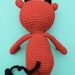 Cheeky Red Devil Amigurumi CROCHET PATTERN PDF Toy Doll Halloween - Etsy