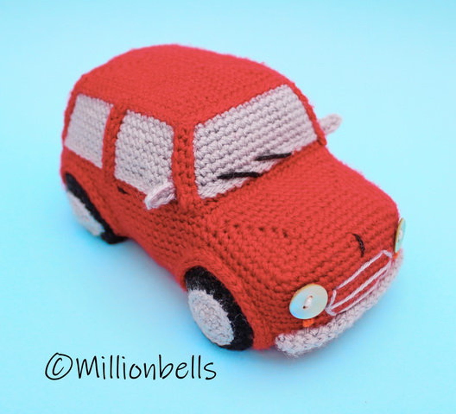 Amigurumi Classic Mini Cooper Inspired Car CROCHET PATTERN PDF | Etsy