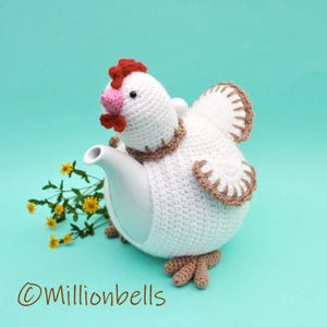 Chicken Tea Cosy PDF Crochet Pattern Easter Decor Spring Teapot Cover ...