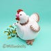 Chicken Tea Cosy PDF Crochet Pattern Easter Decor Spring Teapot Cover ...