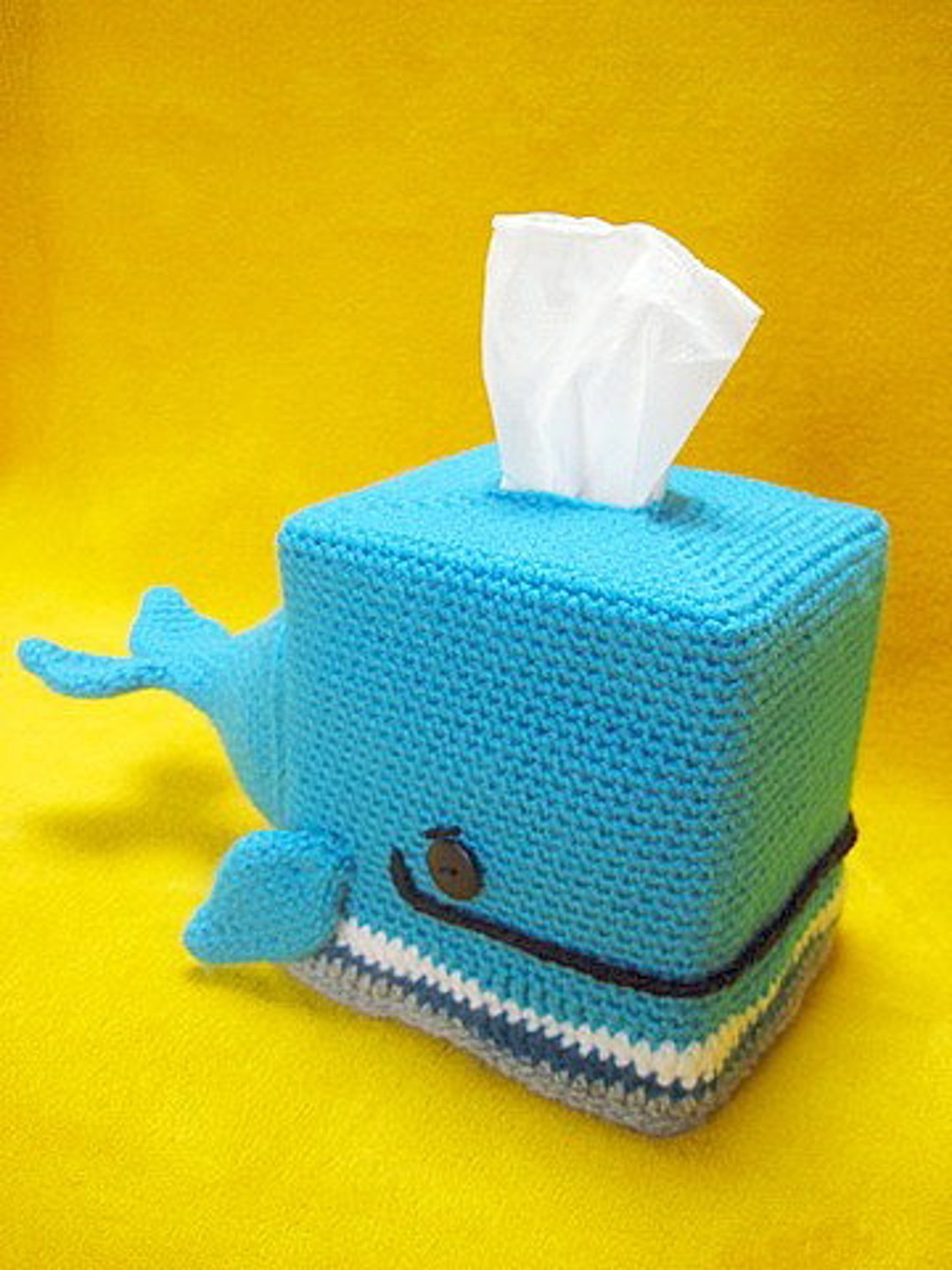 Whale Tissue Box Cover CROCHET PATTERN PDF Cozy Sea Animal - Etsy Canada