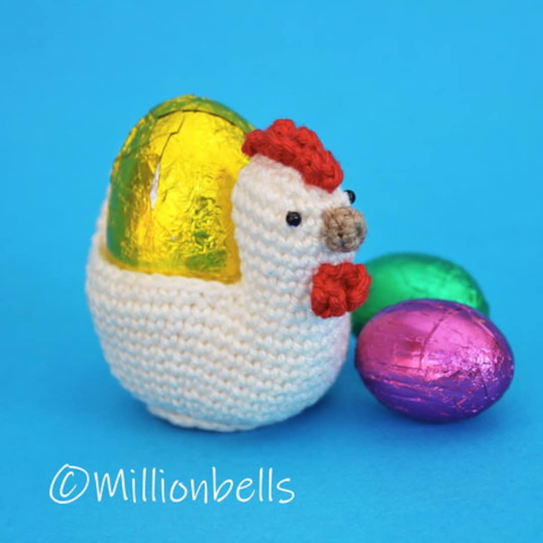 Chicken Egg Holder Cosy Easter Spring Amigurumi PDF Crochet Pattern - Etsy