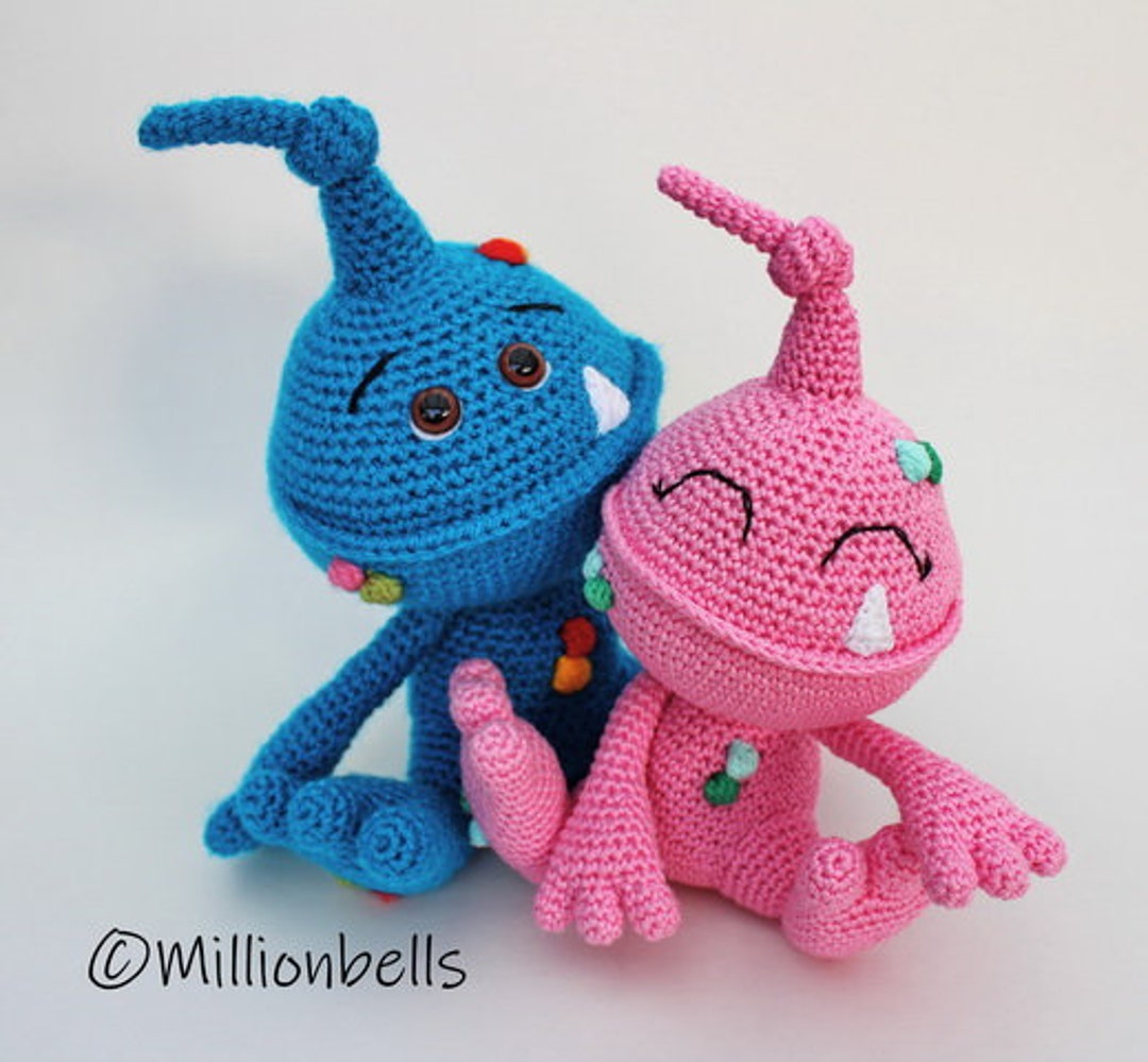 Spots the Monster Amigurumi Crochet Pattern PDF DIY Animal - Etsy