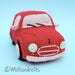 Amigurumi Classic Mini Cooper Inspired Car CROCHET PATTERN PDF Toy Home ...