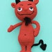 Cheeky Red Devil Amigurumi CROCHET PATTERN PDF Toy Doll Halloween - Etsy