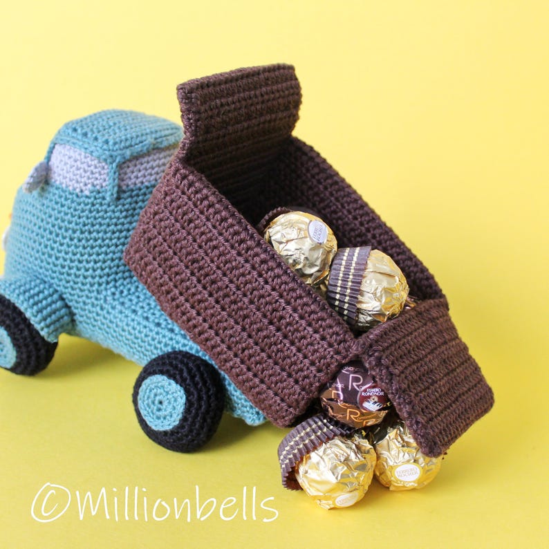 Amigurumi Dump Truck CROCHET PATTERN PDF Toy Vintage Classic Vehicle ...