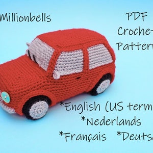 Amigurumi Classic Mini Cooper Inspired Car CROCHET PATTERN PDF Toy Home ...
