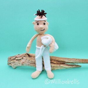 Taekwondo Doll PDF Crochet Pattern Amigurumi Martial Arts Toy Boy Judo ...