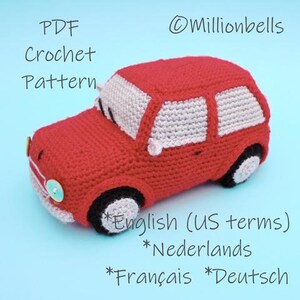 Amigurumi Classic Mini Cooper Inspired Car CROCHET PATTERN PDF Toy Home ...
