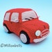 Amigurumi Classic Mini Cooper Inspired Car CROCHET PATTERN PDF Toy Home ...