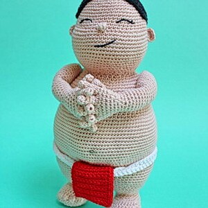 Amigurumi Sumo Wrestler Doll CROCHET PATTERN PDF Toy Japanese Asian ...