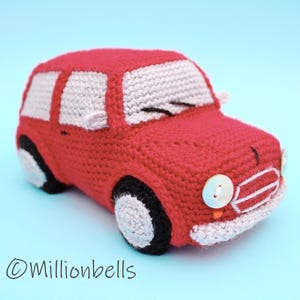 Amigurumi Classic Mini Cooper Inspired Car CROCHET PATTERN PDF Toy Home ...
