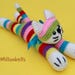 Cat Amigurumi CROCHET PATTERN PDF Striped Kitty Sock Cat Toy Animal - Etsy
