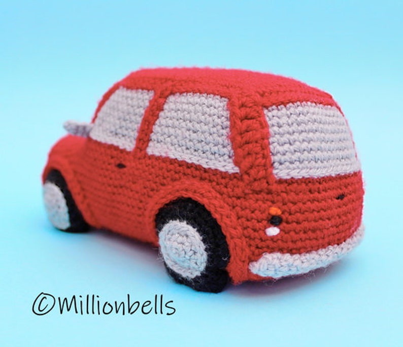Amigurumi Classic Mini Cooper Inspired Car CROCHET PATTERN PDF - Etsy