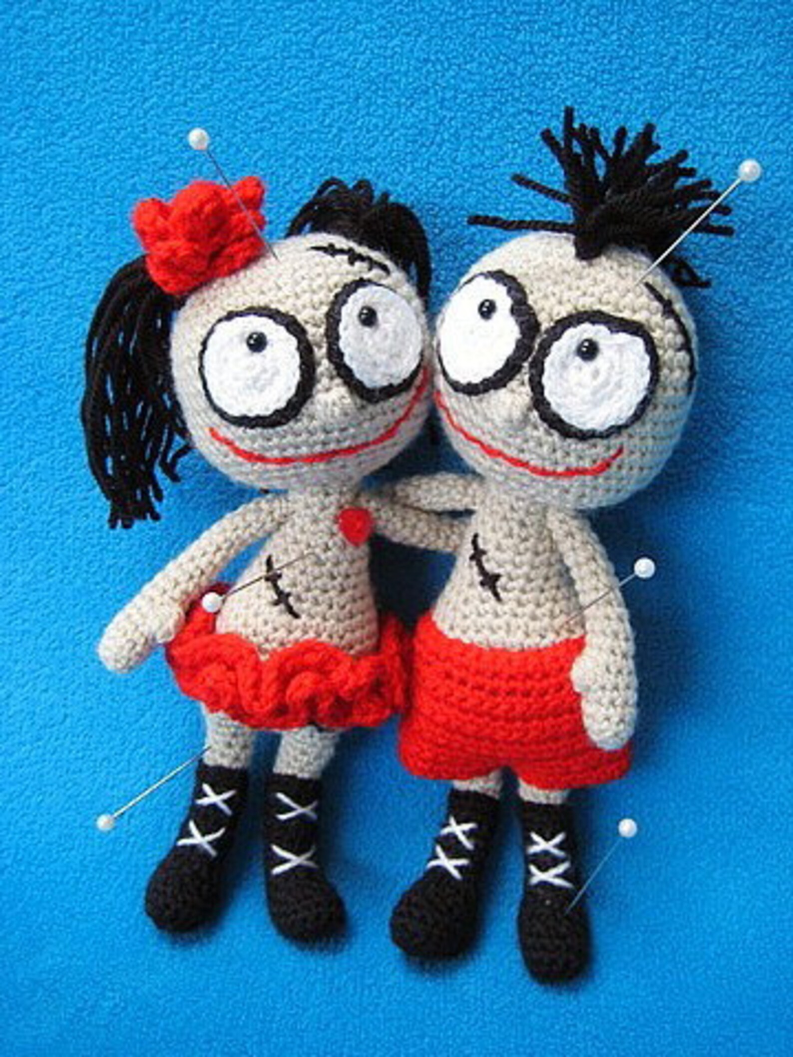 Haakpatroon Voodoo Poppen Jongen Meisje Pop Knuffel Meneer | Etsy