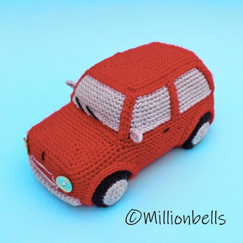 Amigurumi Classic Mini Cooper Inspired Car CROCHET PATTERN PDF - Etsy