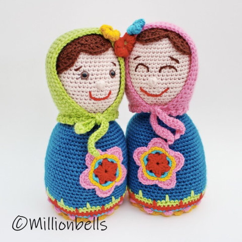 Russian Doll Amigurumi PDF CROCHET PATTERN Matryoshka Babushka | Etsy