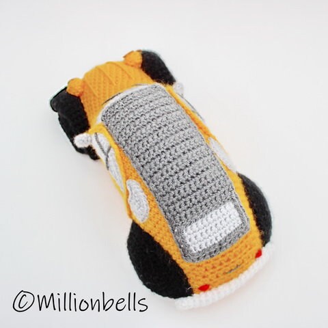Amigurumi 2CV Inspired French Classic Car Crochet PATTERN PDF - Etsy UK