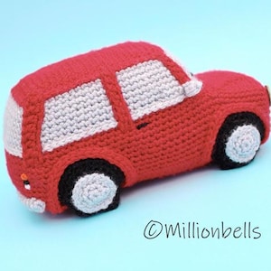 Amigurumi Classic Mini Cooper Inspired Car CROCHET PATTERN PDF Toy Home ...