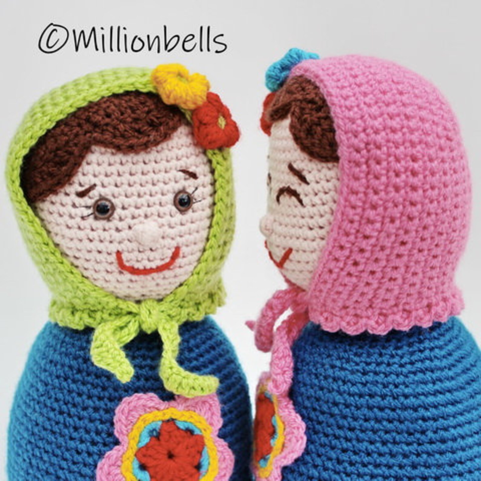 Russian Doll Amigurumi PDF CROCHET PATTERN Matryoshka Babushka | Etsy