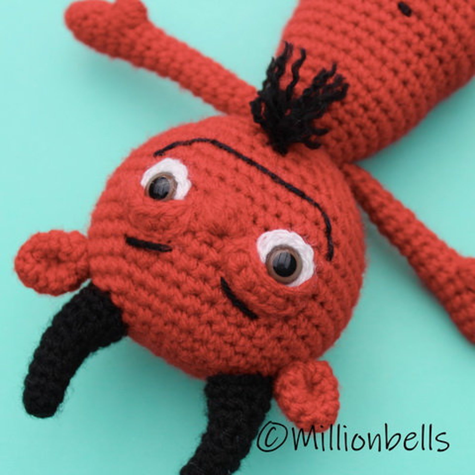 Cheeky Red Devil Amigurumi CROCHET PATTERN PDF Toy Doll - Etsy
