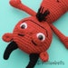 Cheeky Red Devil Amigurumi CROCHET PATTERN PDF Toy Doll Halloween - Etsy