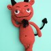 Cheeky Red Devil Amigurumi CROCHET PATTERN PDF Toy Doll Halloween - Etsy