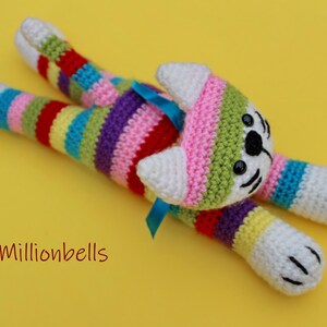 Cat Amigurumi CROCHET PATTERN PDF Striped Kitty Sock Cat Toy Animal - Etsy