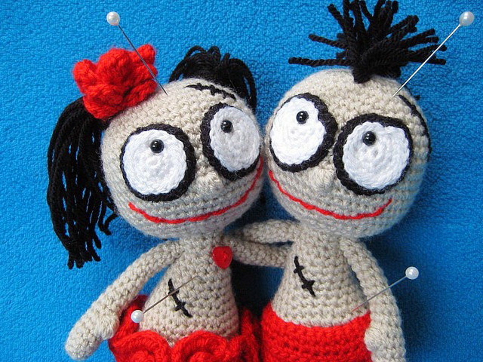 Haakpatroon Voodoo Poppen Jongen Meisje Pop Knuffel Meneer | Etsy