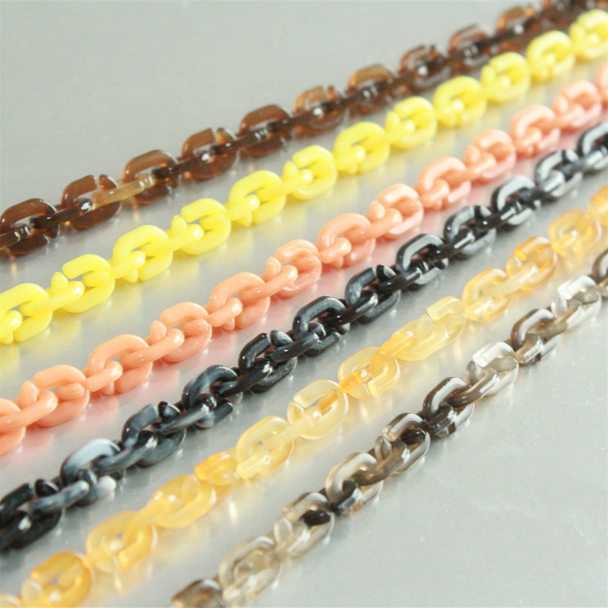 Tiny Acrylic Oval Chain Links190pcs Quality Plastic Chain | Etsy