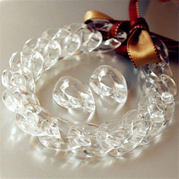 Acrylic Curb Chains - Etsy