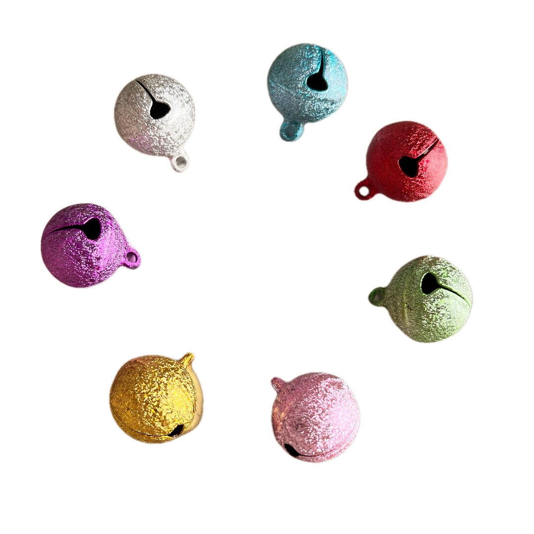 Mixed Matte Color Jingle Bells,christmas Bells Ornament,christmas ...