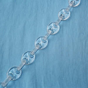 3feet Clear White Oval Acrylic Chain,transparent Plastic Chain ...
