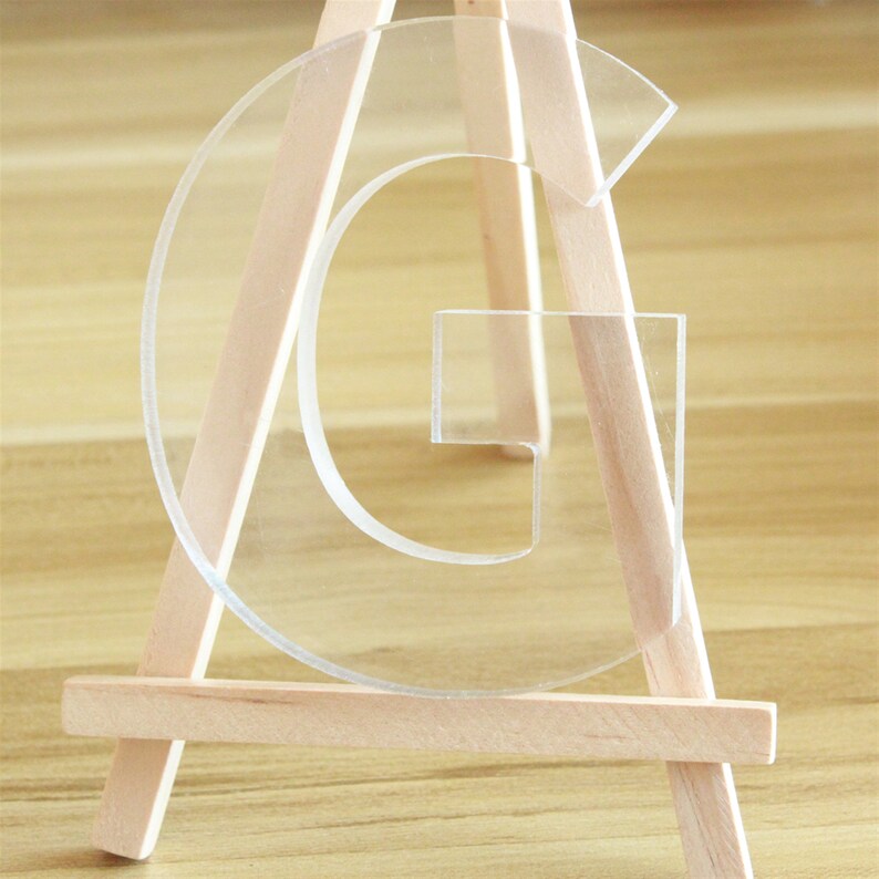 Custom Cut Clear Acrylic Alphabet Letter Thickness Acrylic - Etsy