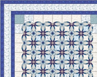 Double Wedding Ring Quilt Pattern - Etsy