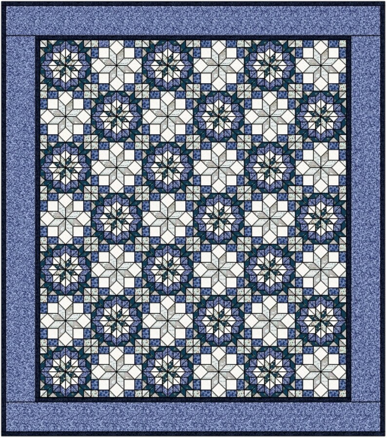 English Paper Piecing EPP Quilt Pattern/digital PDF/ - Etsy