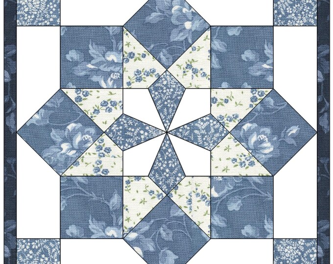 Cat 'curious Jeremy' EPP Patchwork Pattern PDF - Digital Download - Etsy Australia