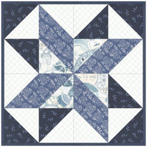Star Foundation Paper Piecing Pattern, FPP, Quilt Block, PDF Download ...