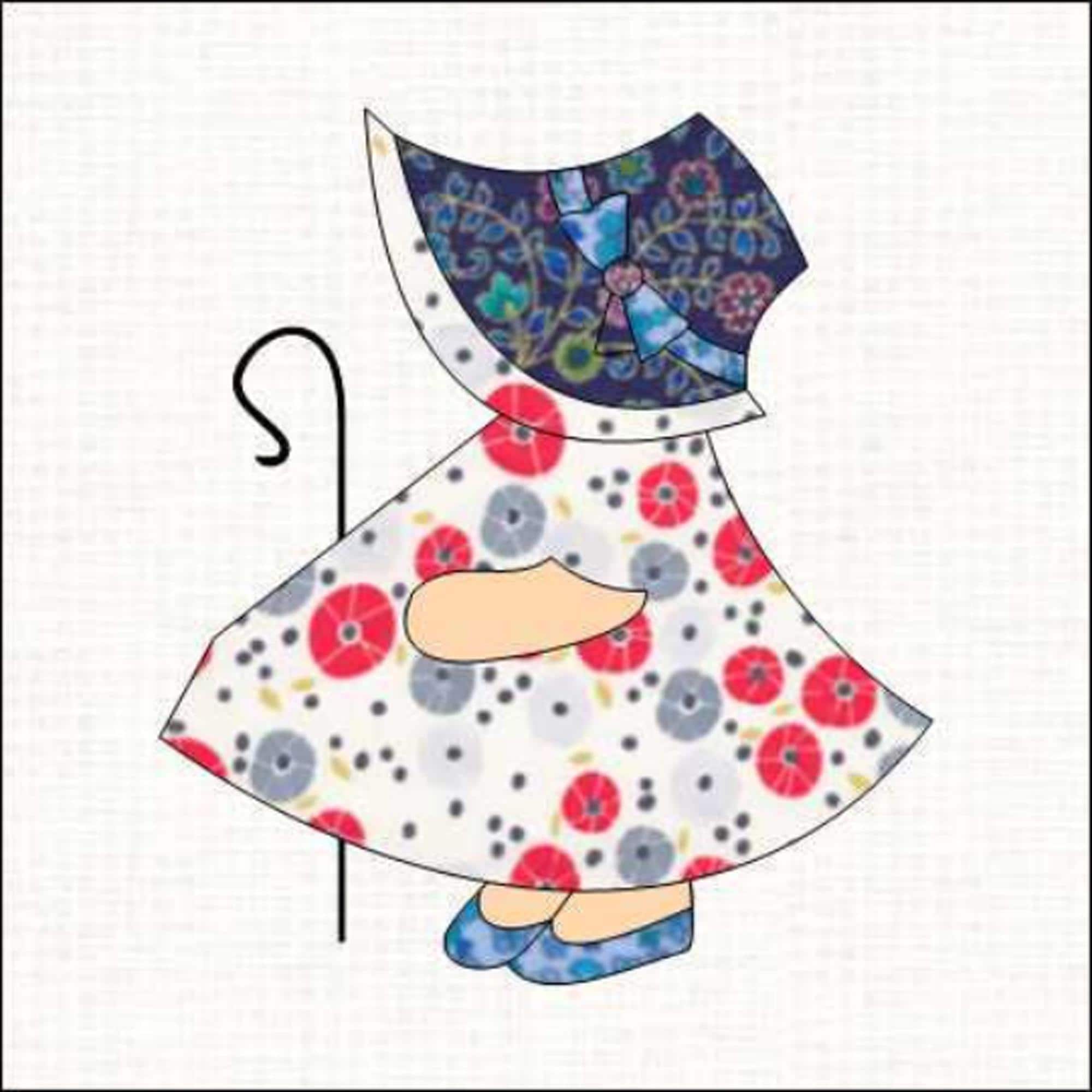 Sunbonnet Sue and Overall Sam Quilt Pattern/digital PDF Quilt Pattern ...