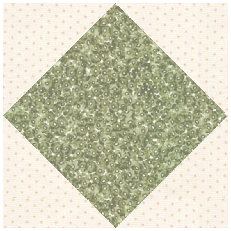 Diamond in a Square, Foundation Paper Piecing Pattern, 4 Sizes Included ...