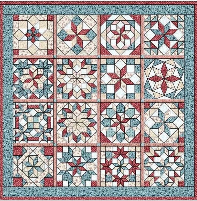 English Paper Piecing EPP Quilting Sewing Pattern/Downloadable Digital ...