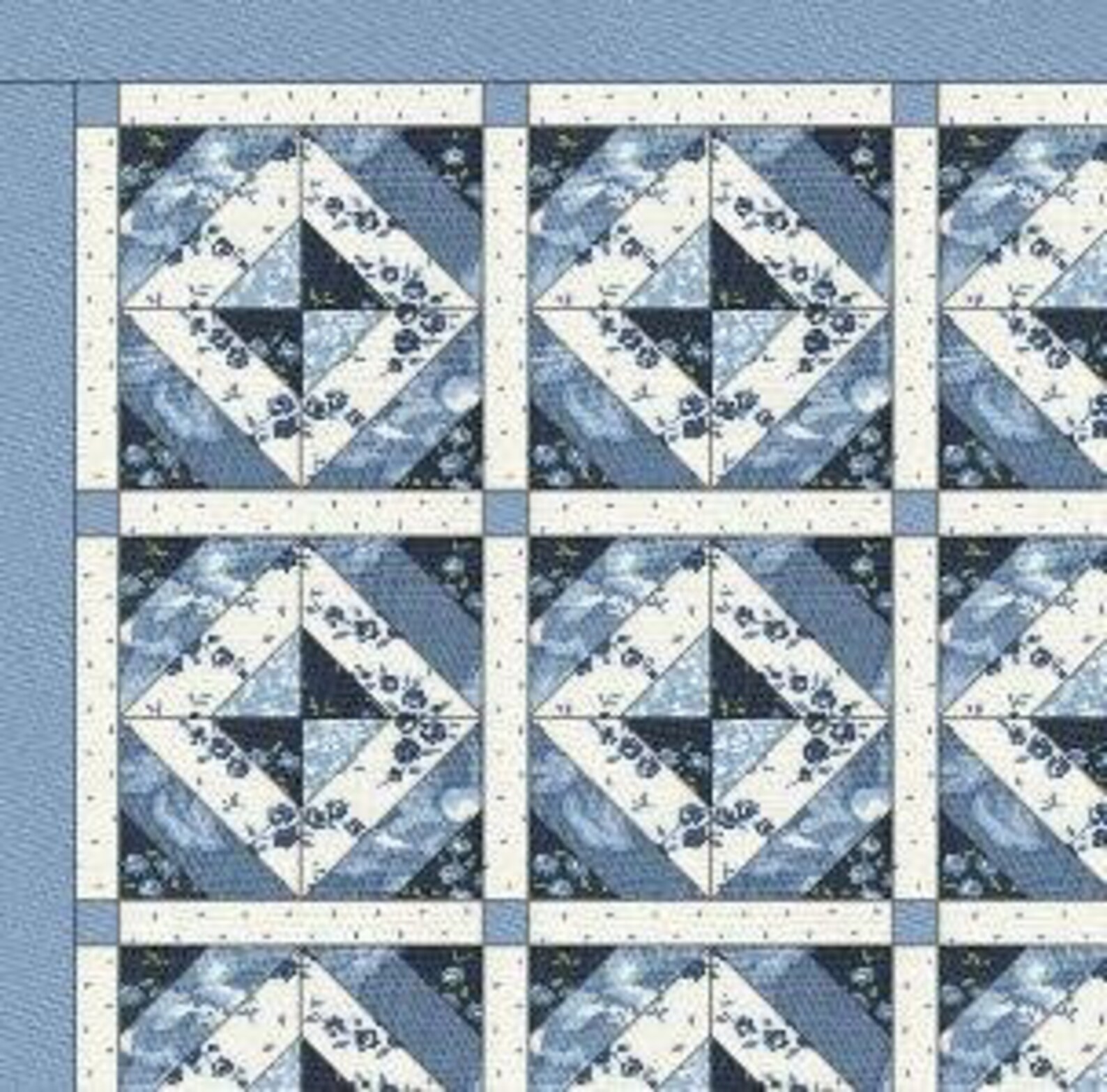 Foundation Quilting Pattern, Mosaic Quilt Block, Foundation Paper ...