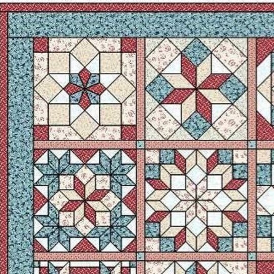 Star Sampler English Paper Piecing Pattern, EPP, Star Quilt Blocks, PDF ...