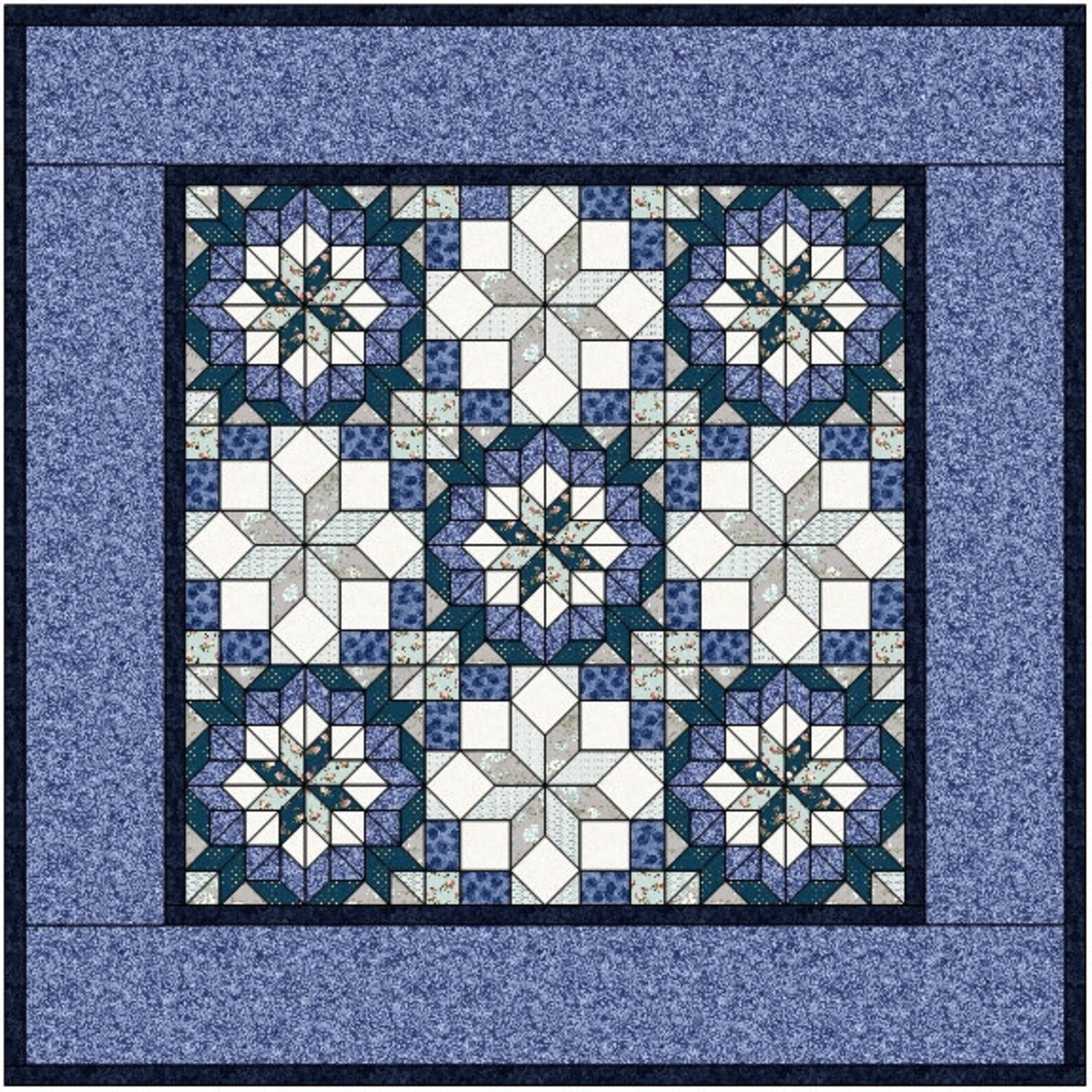 English Paper Piecing EPP Quilt Pattern/digital PDF/ - Etsy