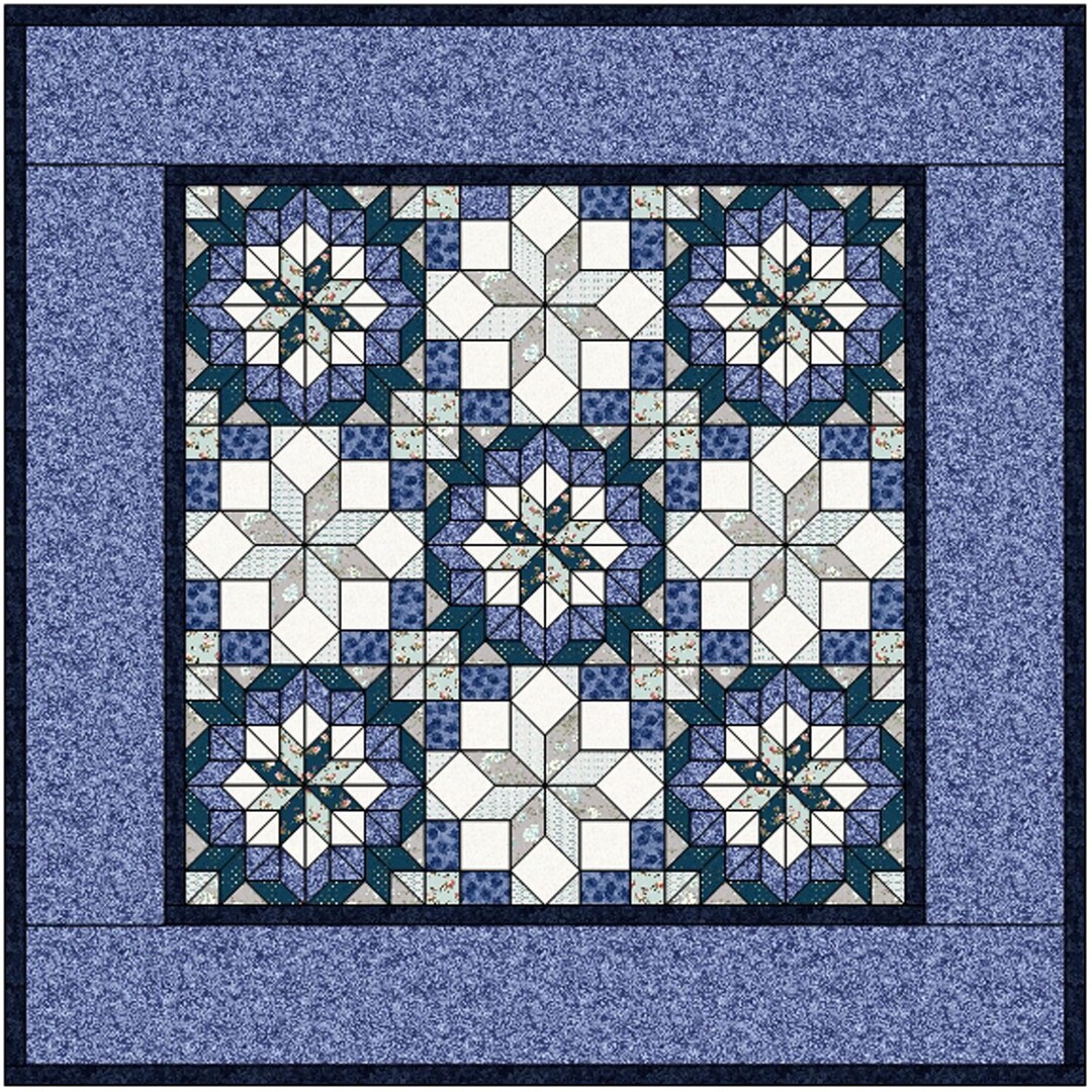 EPP Quilt Pattern - Hand Sewing - English Paper Piecing Pattern, PDF ...