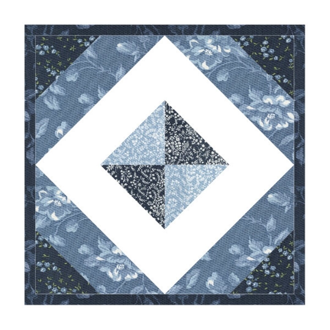 Foundation Quilting Pattern, Mosaic Quilt Block, Foundation Paper ...