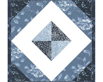 Criss Cross FPP Foundation Paper Piecing Quilt Block Pattern Digital ...